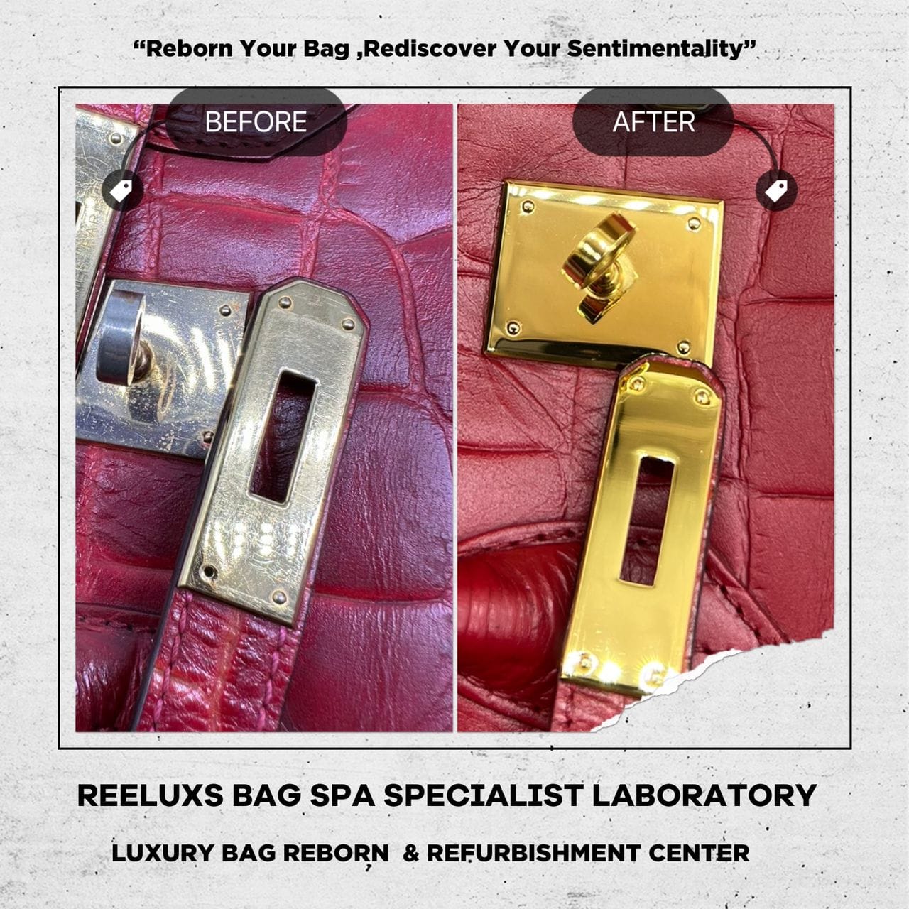 HERMES BIRKIN Refurbishment | 24k Gold Re-plating & Color Restoration ...