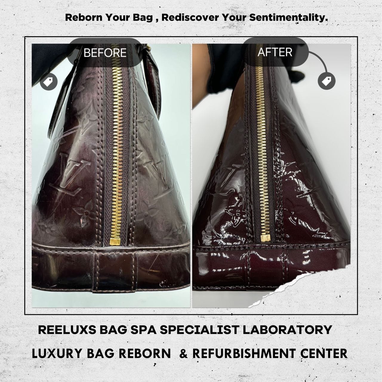 ALMA BB Patent Leather Restoration: Mold Damage & Oxidation Repair
