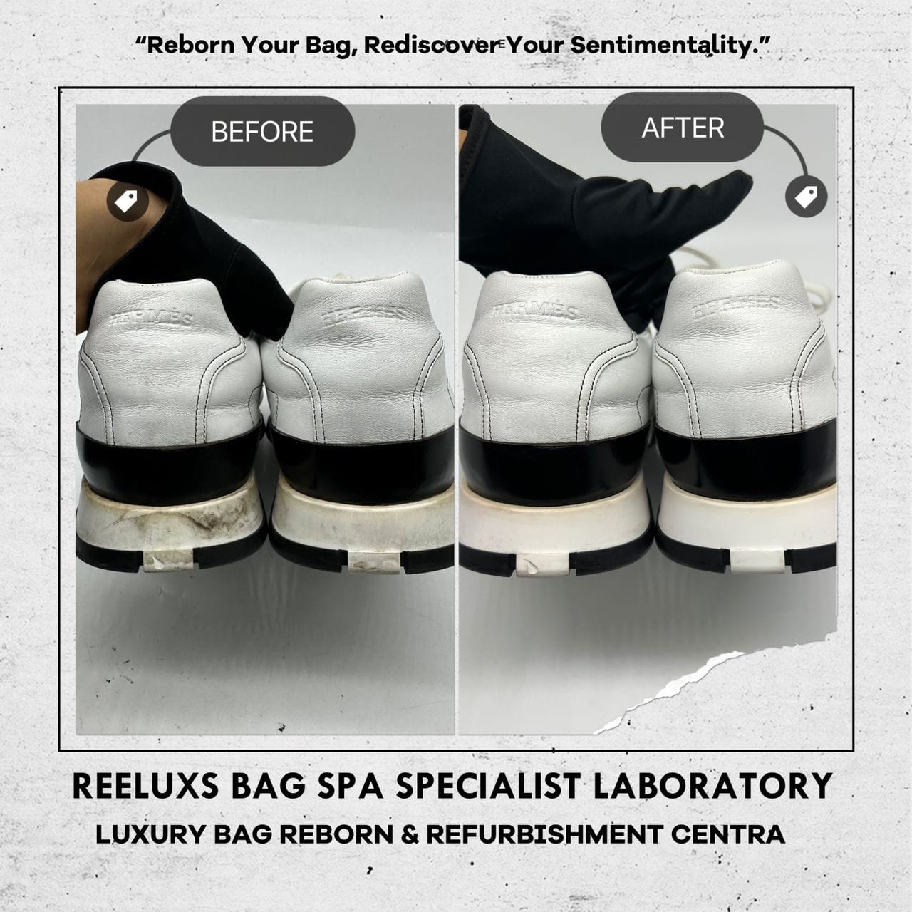 LOUIS VUITTON Shoe Repair: Complete Sole Oxidation Replacement