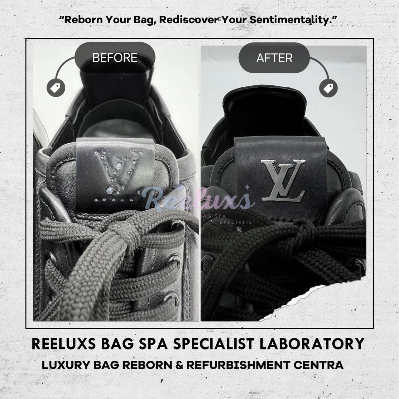LOUIS VUITTON Shoe Repair: Complete Sole Oxidation Replacement