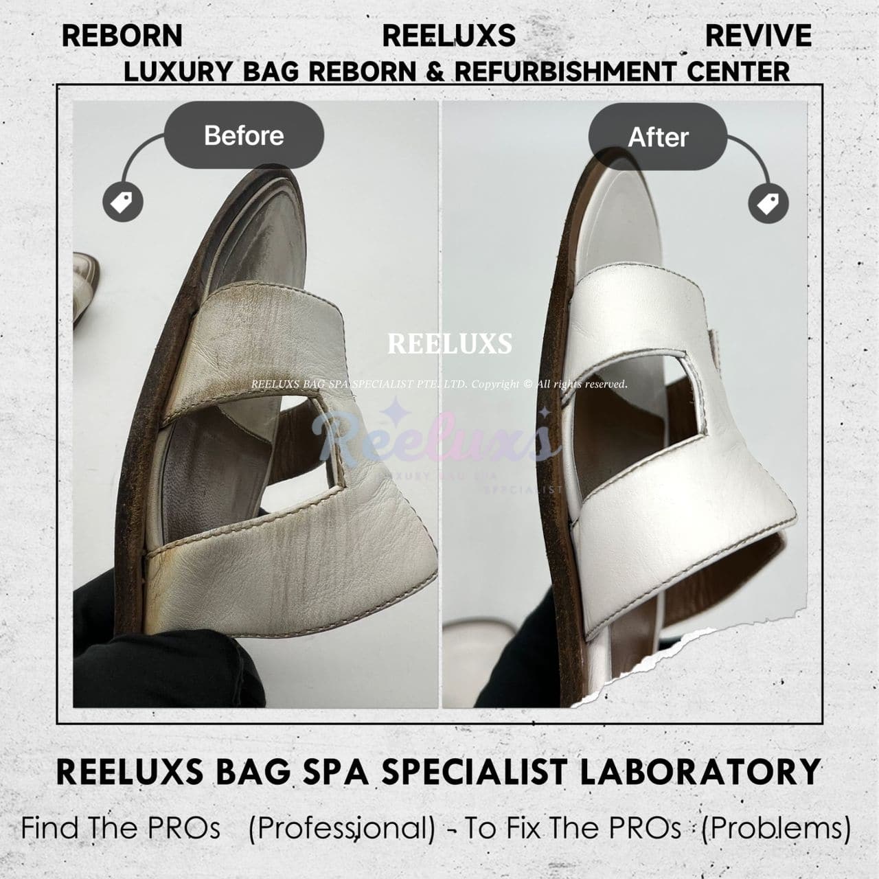 LOUIS VUITTON Shoe Repair: Complete Sole Oxidation Replacement
